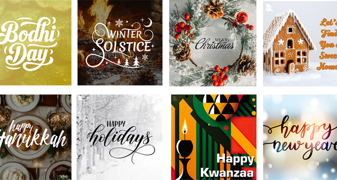 December Holiday Graphics for Social Media [Downloads] | DMAR