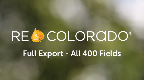 REcolorado Full Export - All 400 Fields | DMAR